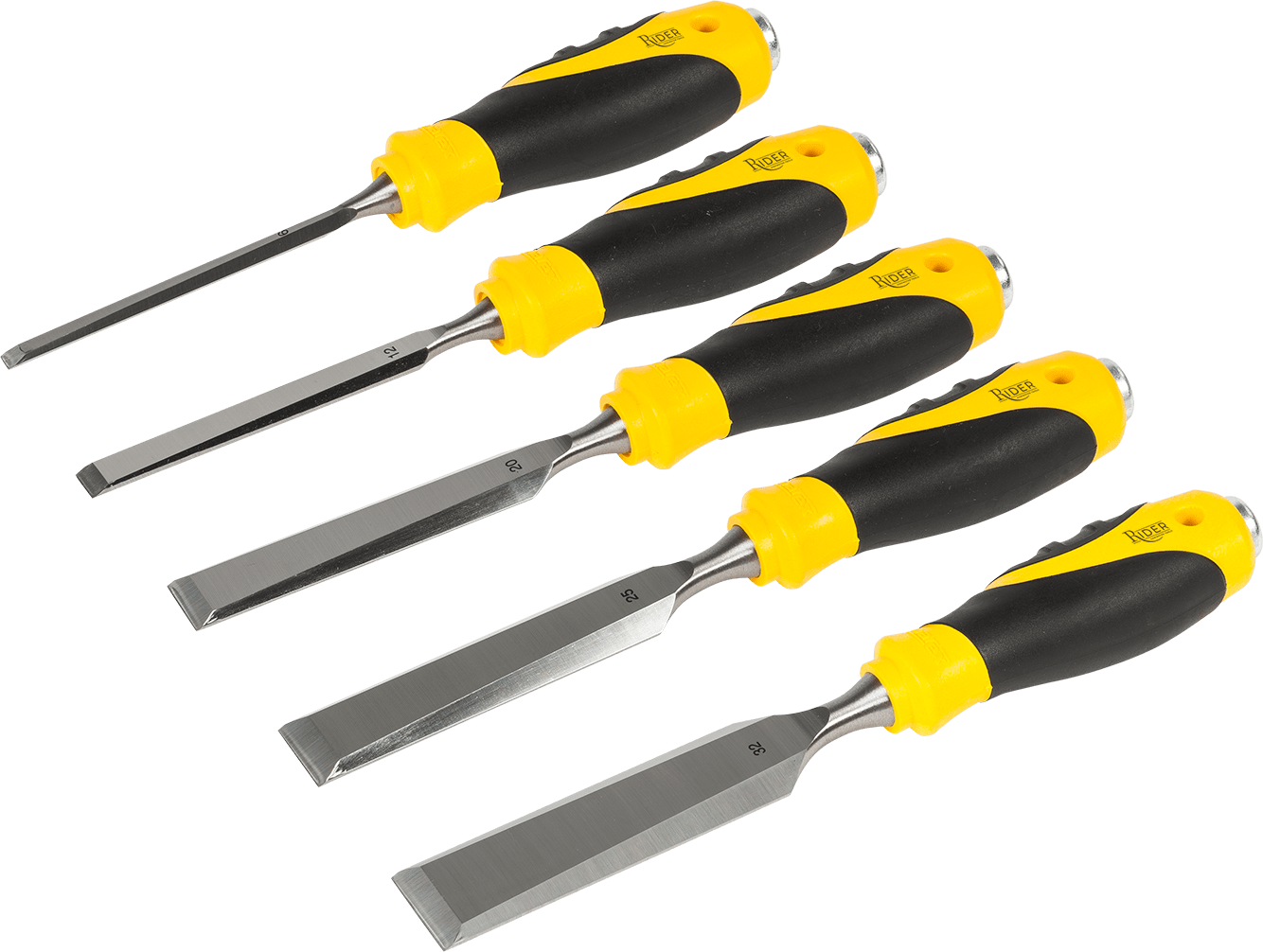Rider 5 Piece Bevel Edge Chisel Set | Axminster Tools