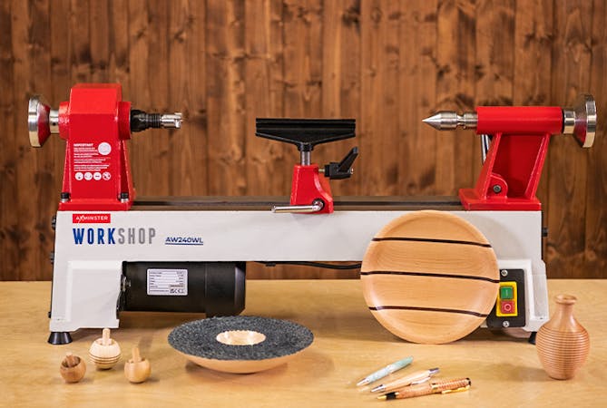 Axminster Workshop AW240WL Woodturning Lathe - 230V | Axminster Tools