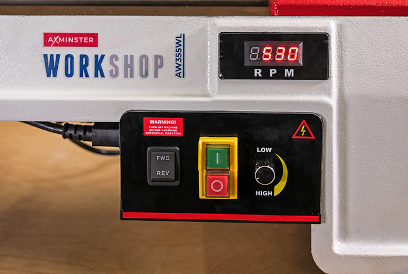 Axminster Workshop AW355WL Woodturning Lathe - 230V | Axminster Tools