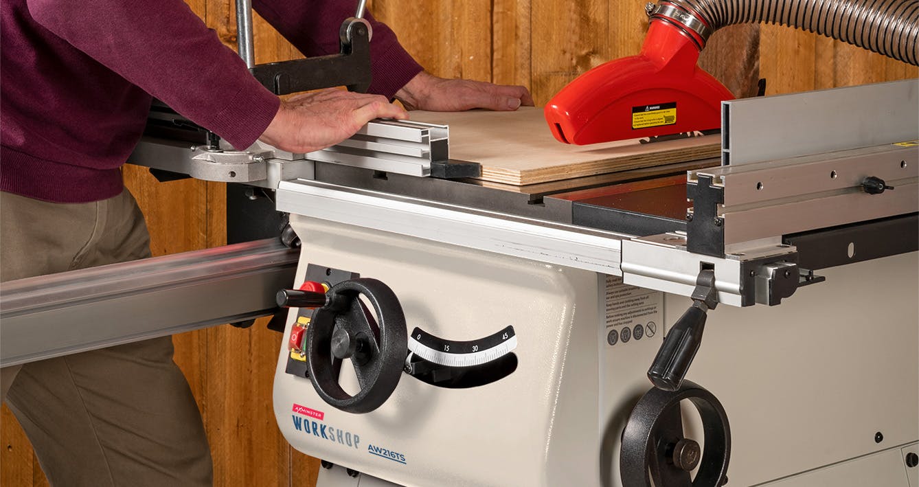 Axminster Workshop AW216TS 216mm Table Saw - 230V | Axminster Tools