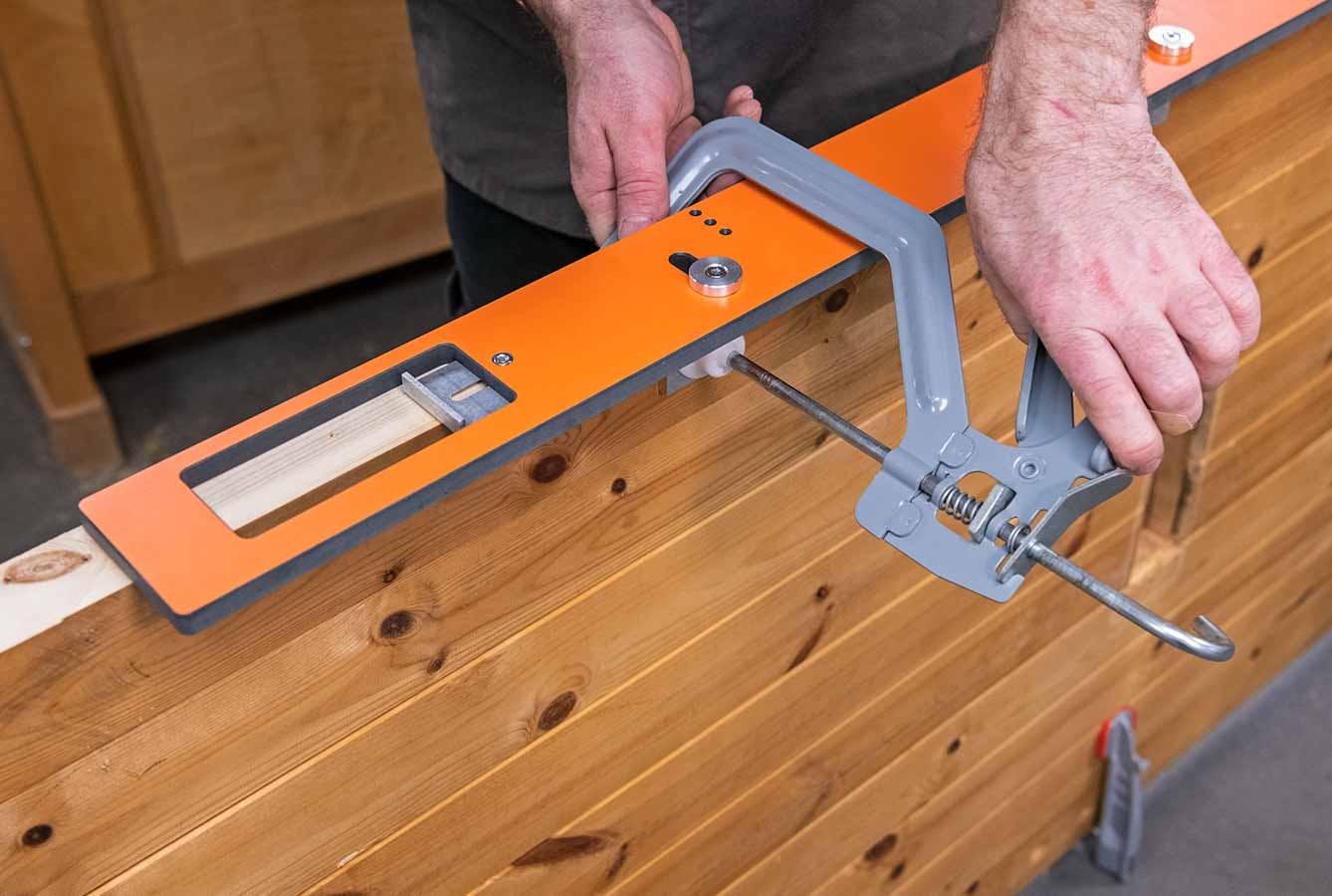 UJK Full Length Adjustable Hinge Jig | Axminster Tools
