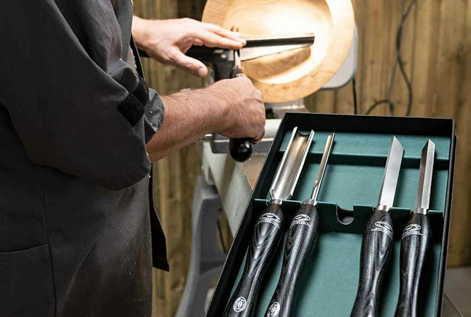 Crown 5 Piece Cryo Woodturning Tool Set | Axminster Tools