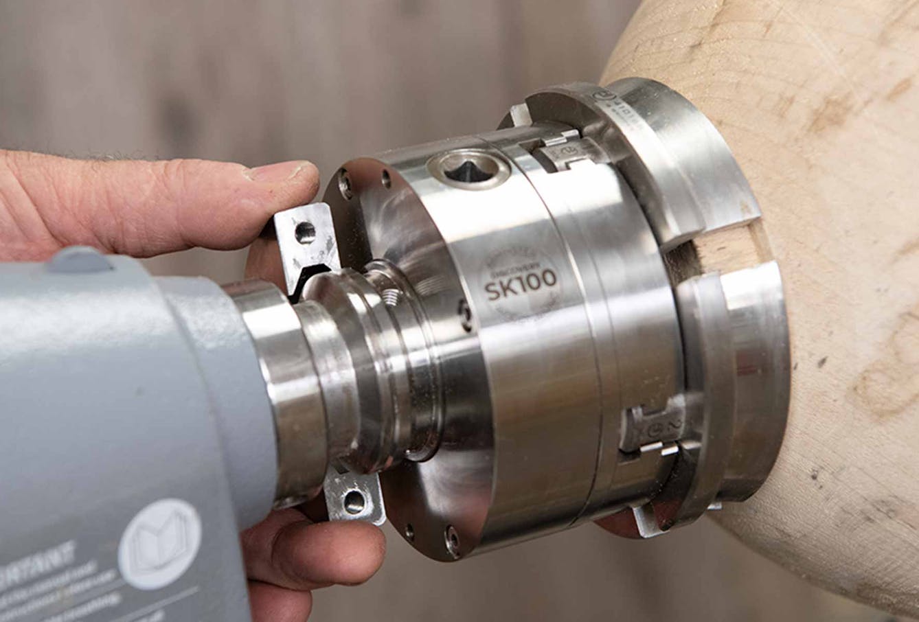 Axminster Woodturning Discovery SK100 Chuck Packages | Axminster Tools